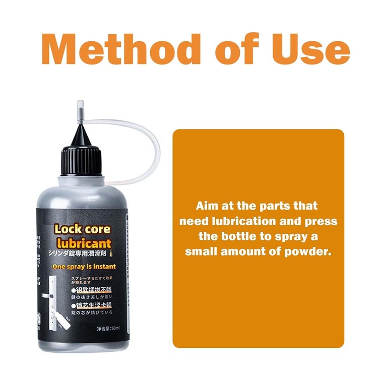 Graphite Grease Core Lubricant - Smooth Lock Operation