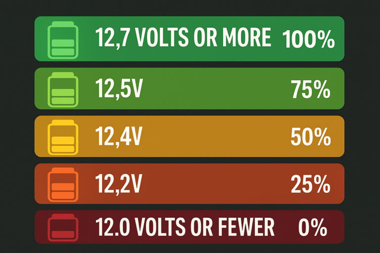 How to test your leisure battery – check voltage, condition & charge