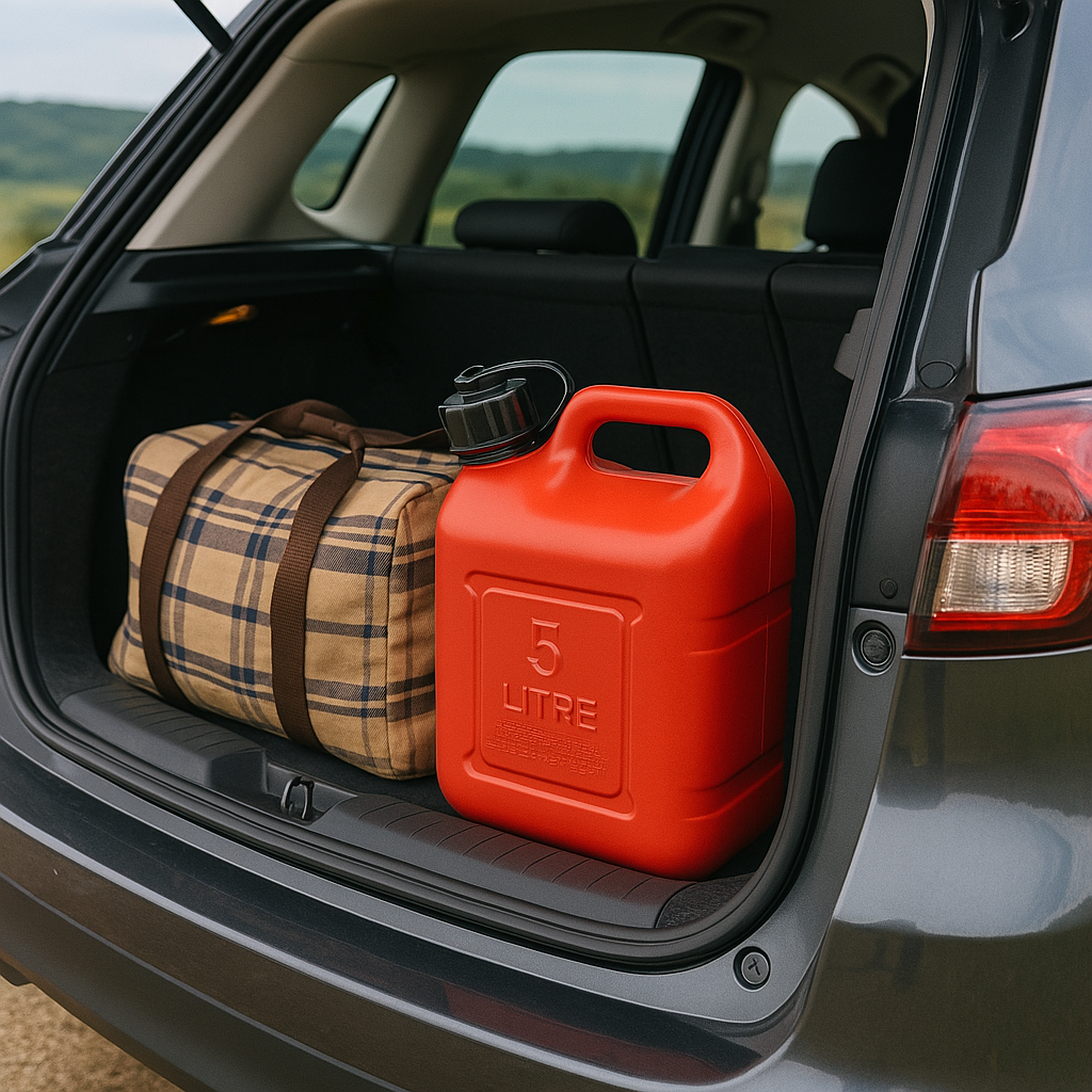 Reliable 5 litre jerry can for home, travel and outdoors