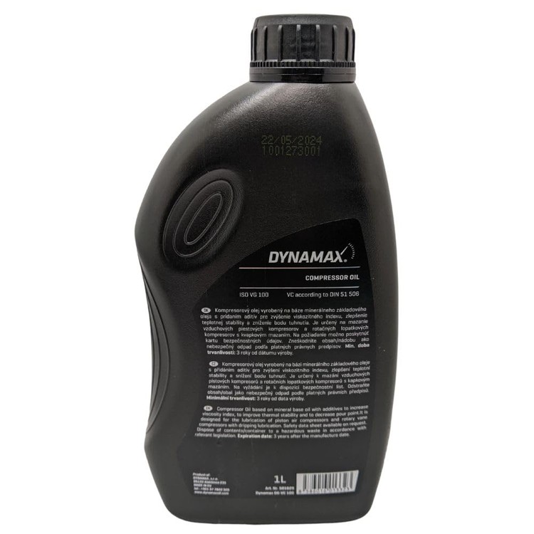 DYNAMAX OKVC 100 Compressor Oil ISO VG 100 - 1 Litre
