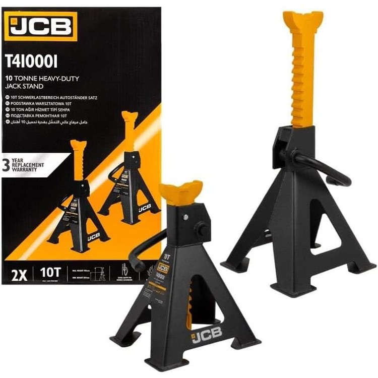 JCB Tools 10 Tonne Axle Stand Set (Pair) – 455–705 mm